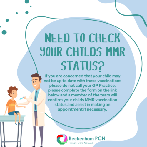 Need to check your child’s MMR Status? - Cator Medical Centre
